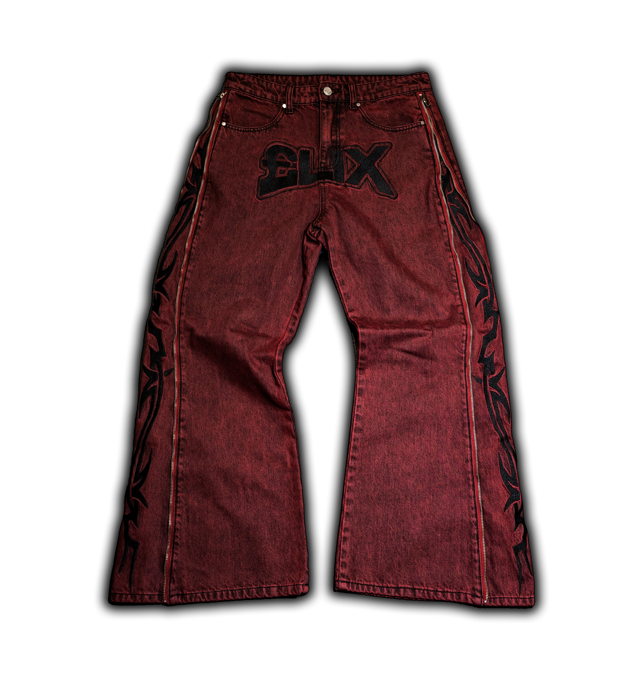 Elixir Tribal Red Jeans