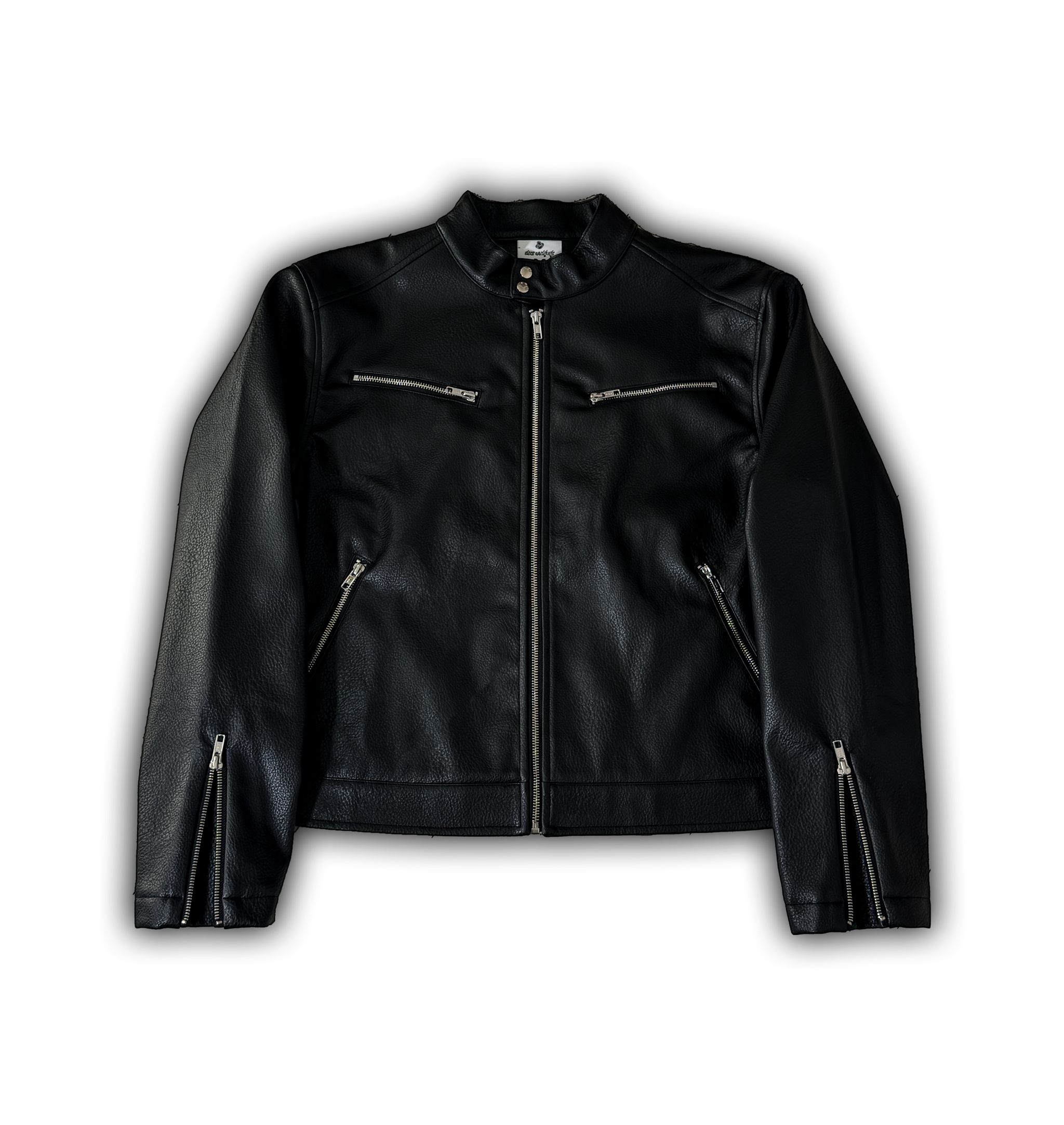 Elixir Biker Black Leather Jacket