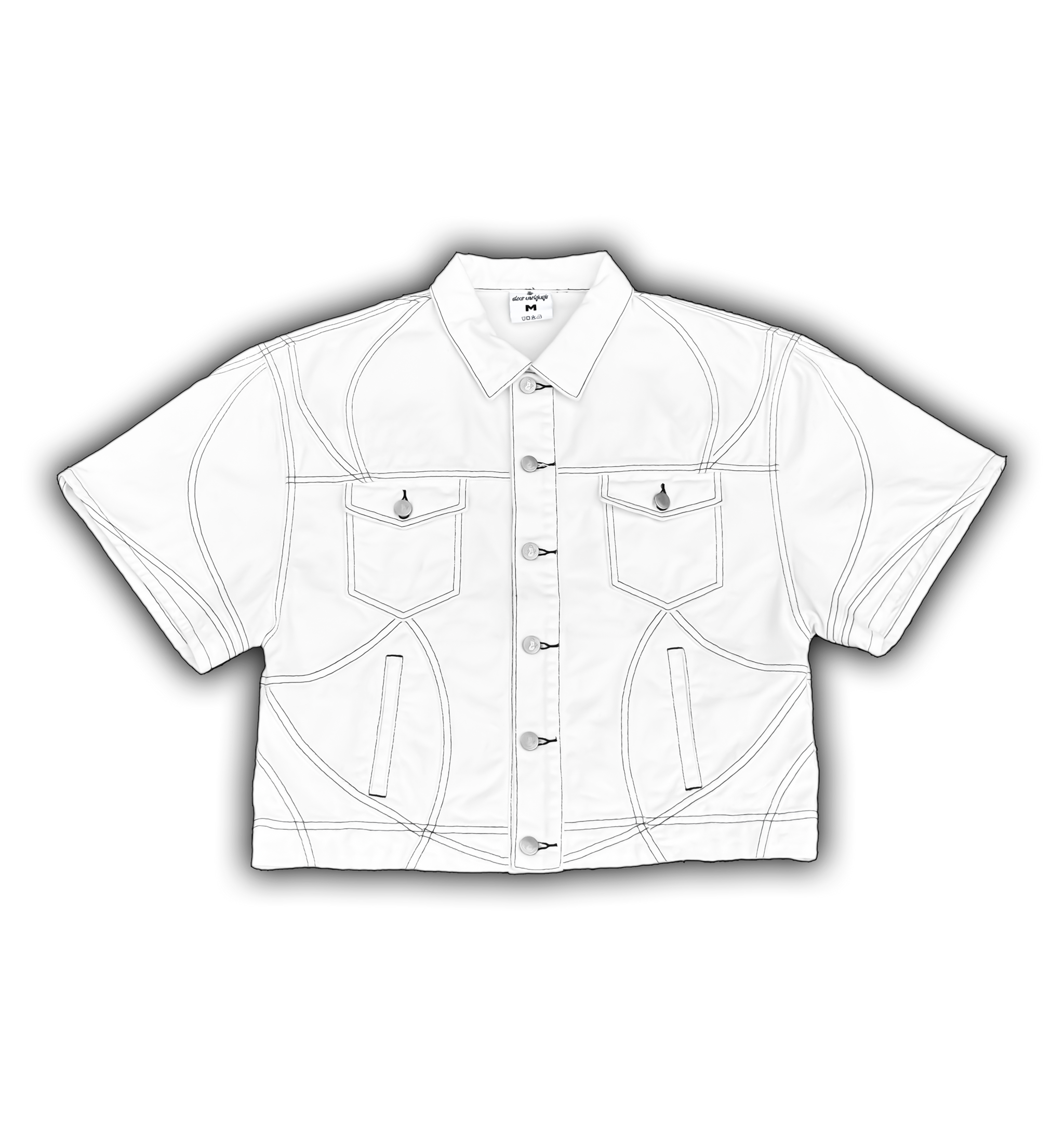 Elixir White Denim Set JACKET