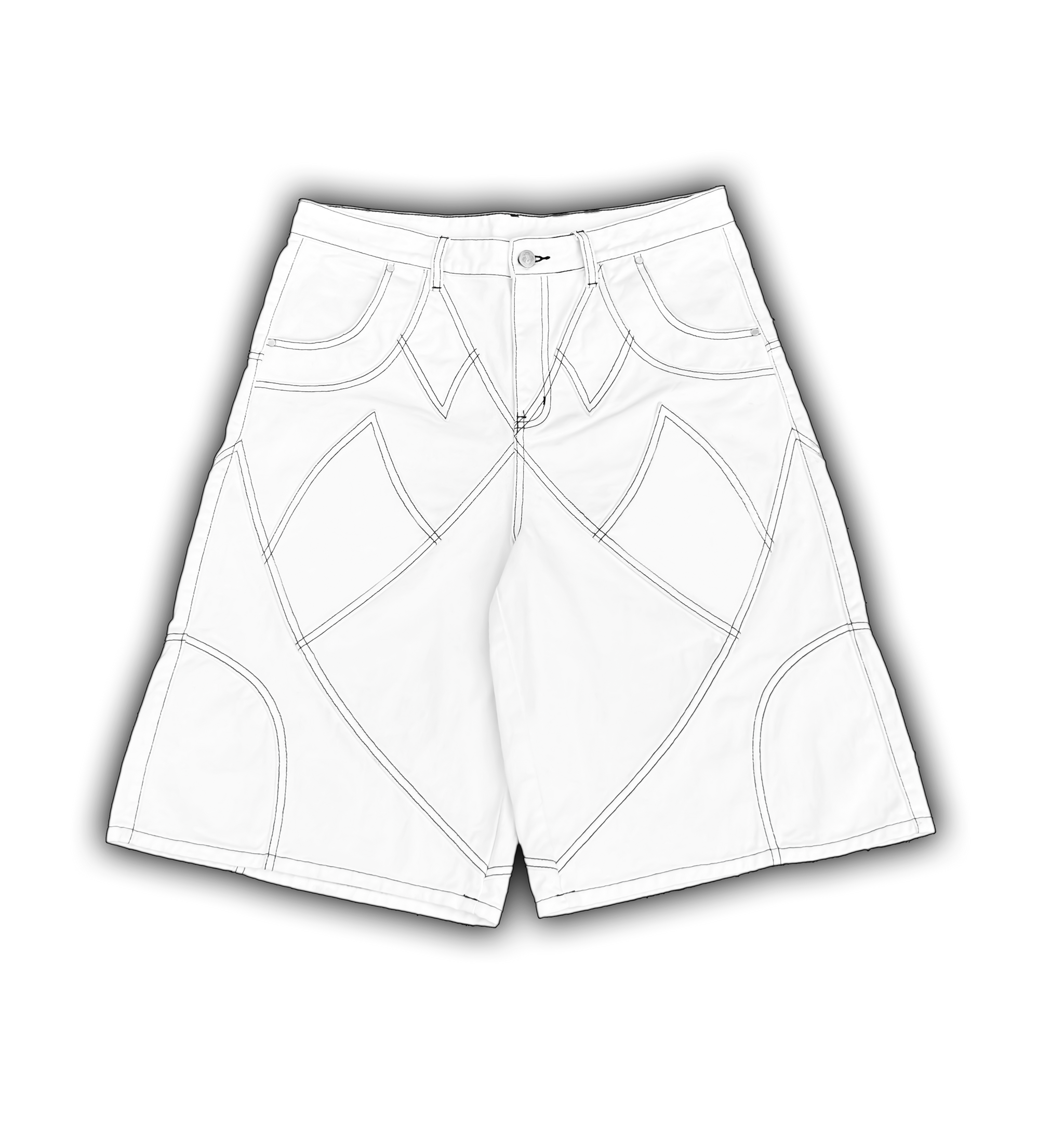 Elixir White Denim Set JORTS