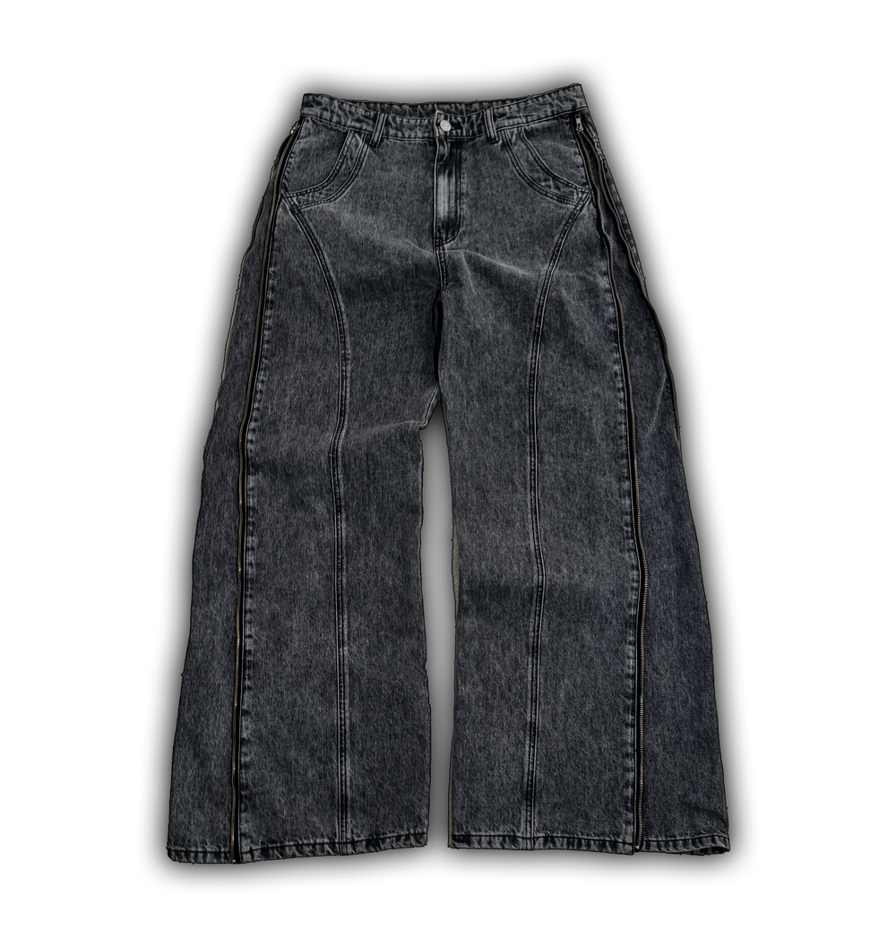 Elixir Gray Winter Denim Set Jeans
