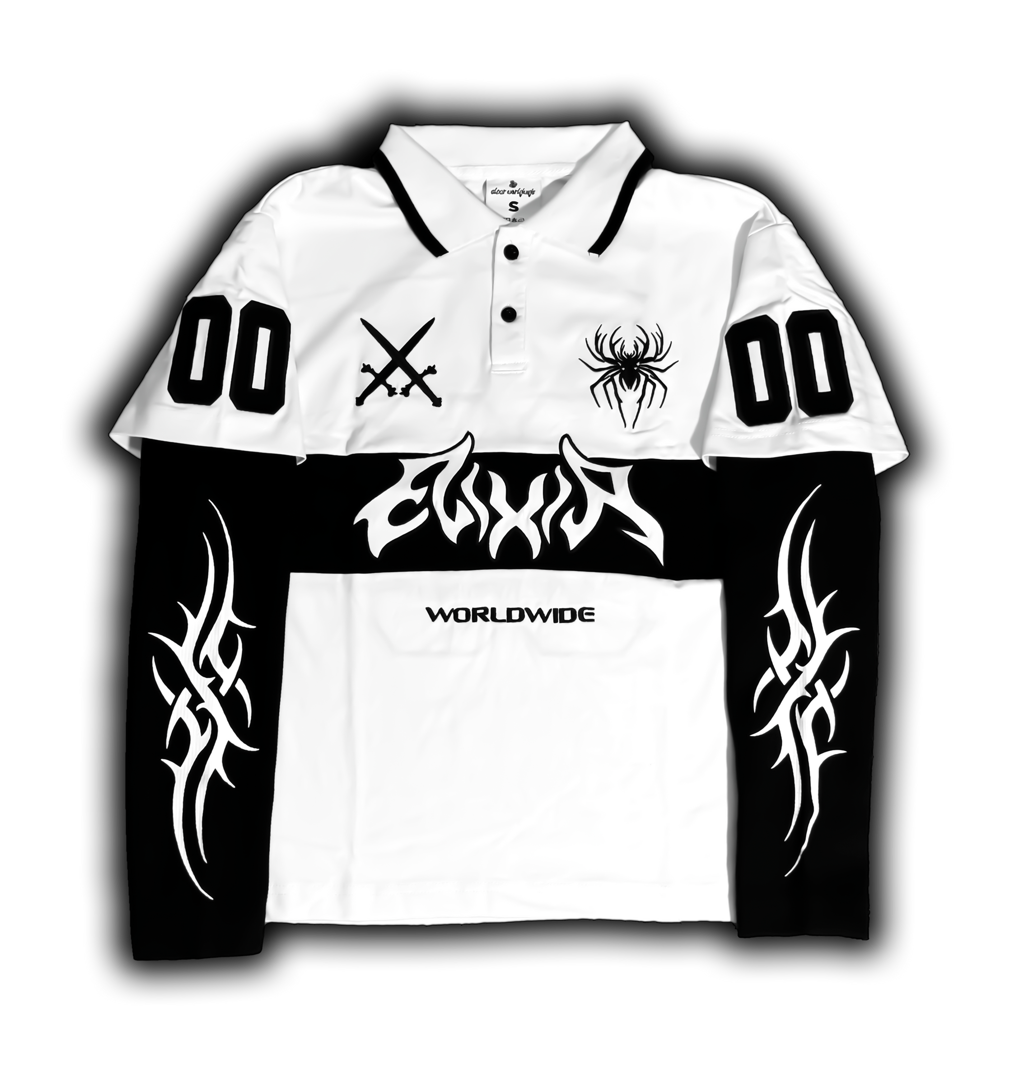 Elixir 00 White Tribal Polo