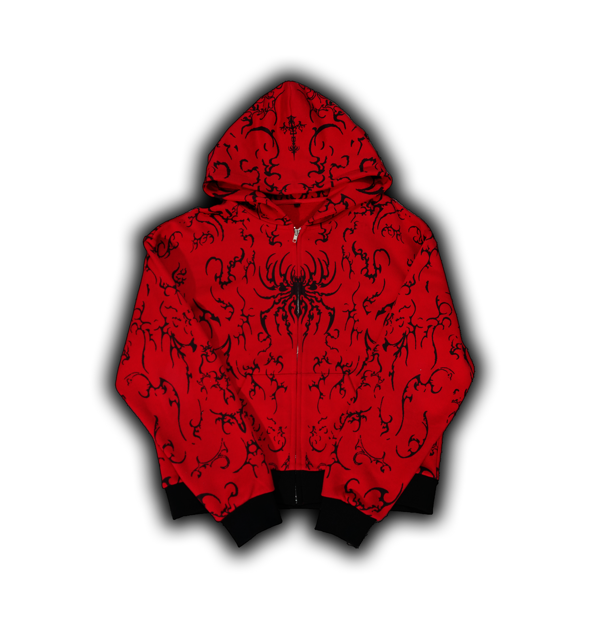 Elixir Tribal Red Hoodie